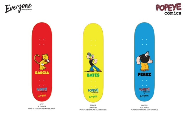 Popeye Comics x Everyone Skateboard Co. – The Dark Slide
