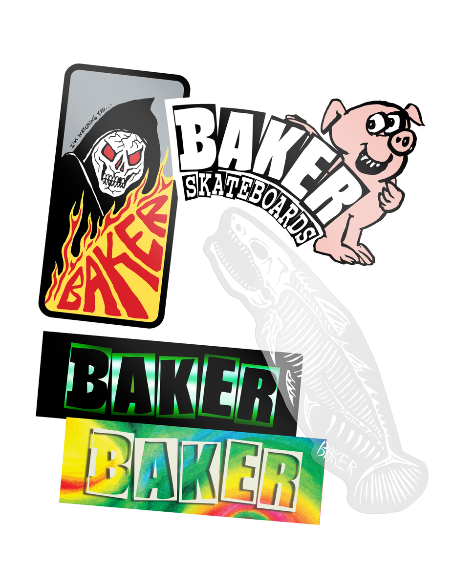 Baker Fish Sticks 5x Sticker Pack - The Dark Slide
