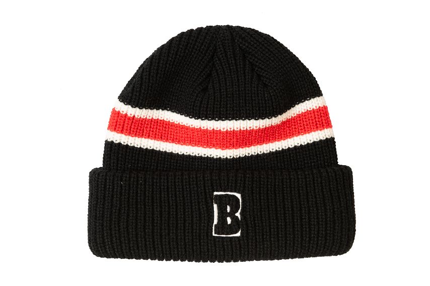 BAKER "B Logo" Black Beanie - The Dark Slide