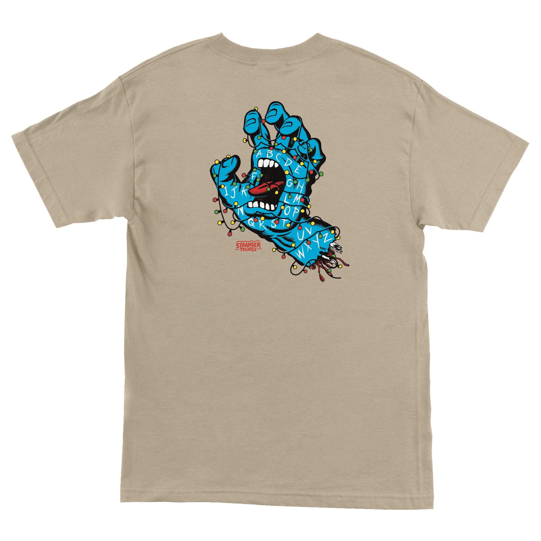 SANTA CRUZ x STRANGER THINGS SCREAMING LIGHTS T-SHIRT – The Dark Slide