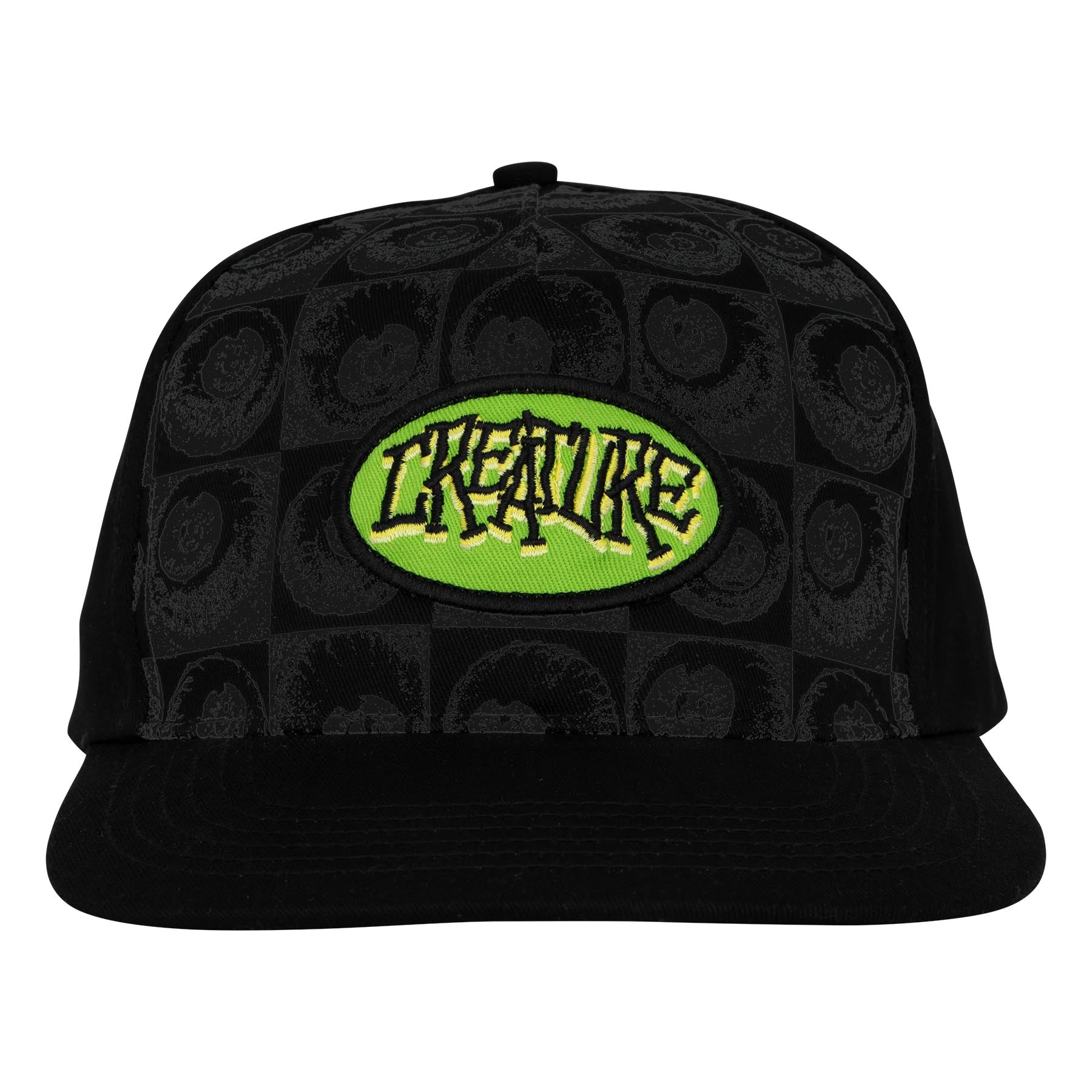Creature Crash And Burn Snapback Hat - The Dark Slide