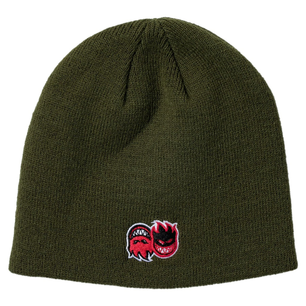 Spitfire Eternal Skully (Olive) Beanie - The Dark Slide