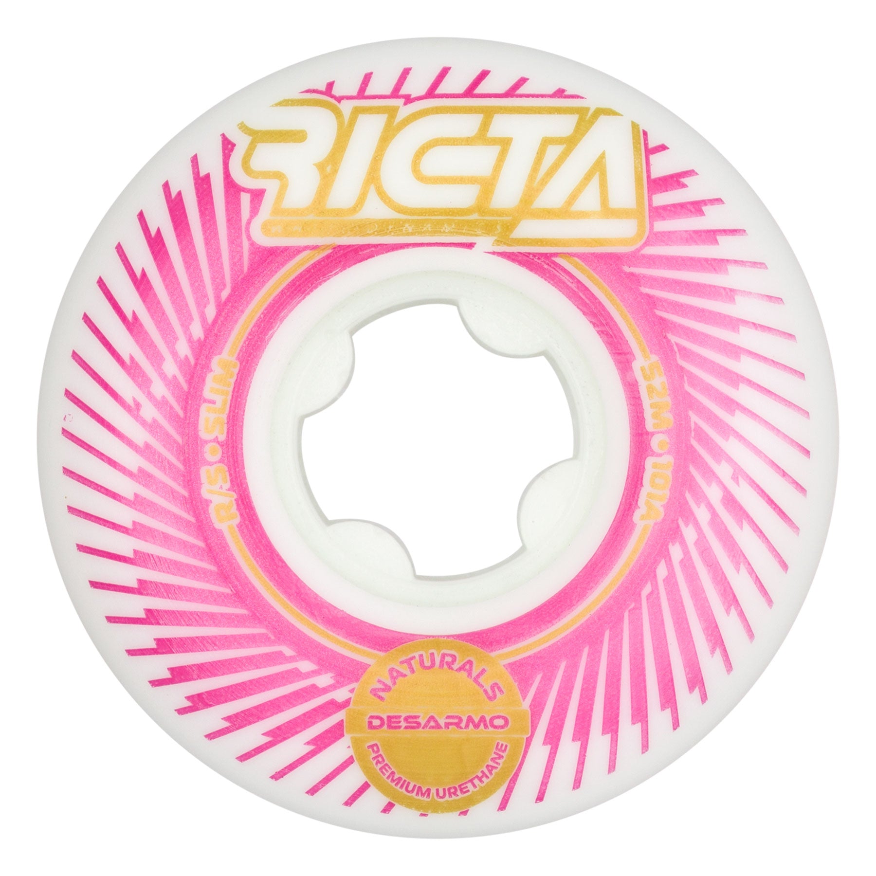 Ricta Desarmo Turbine Naturals Slim 52mm 101a Skateboard Wheels - The ...