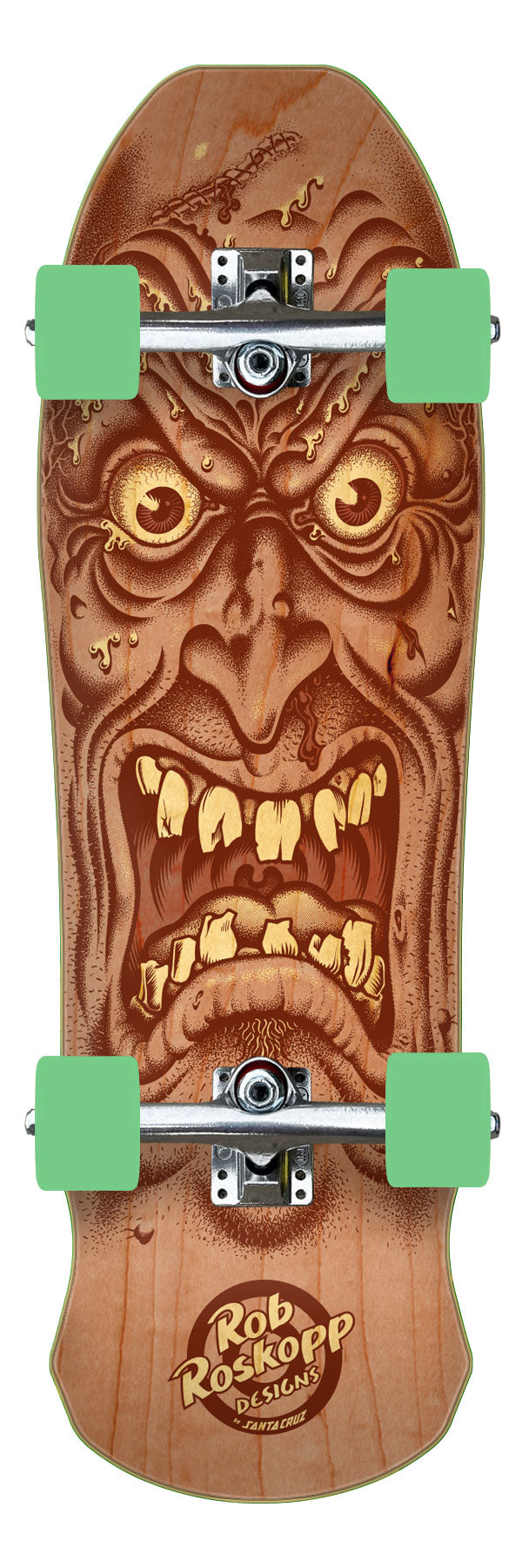 Santa Cruz Rob Roskopp Face 9.5" Old School Complete Skateboard – The ...