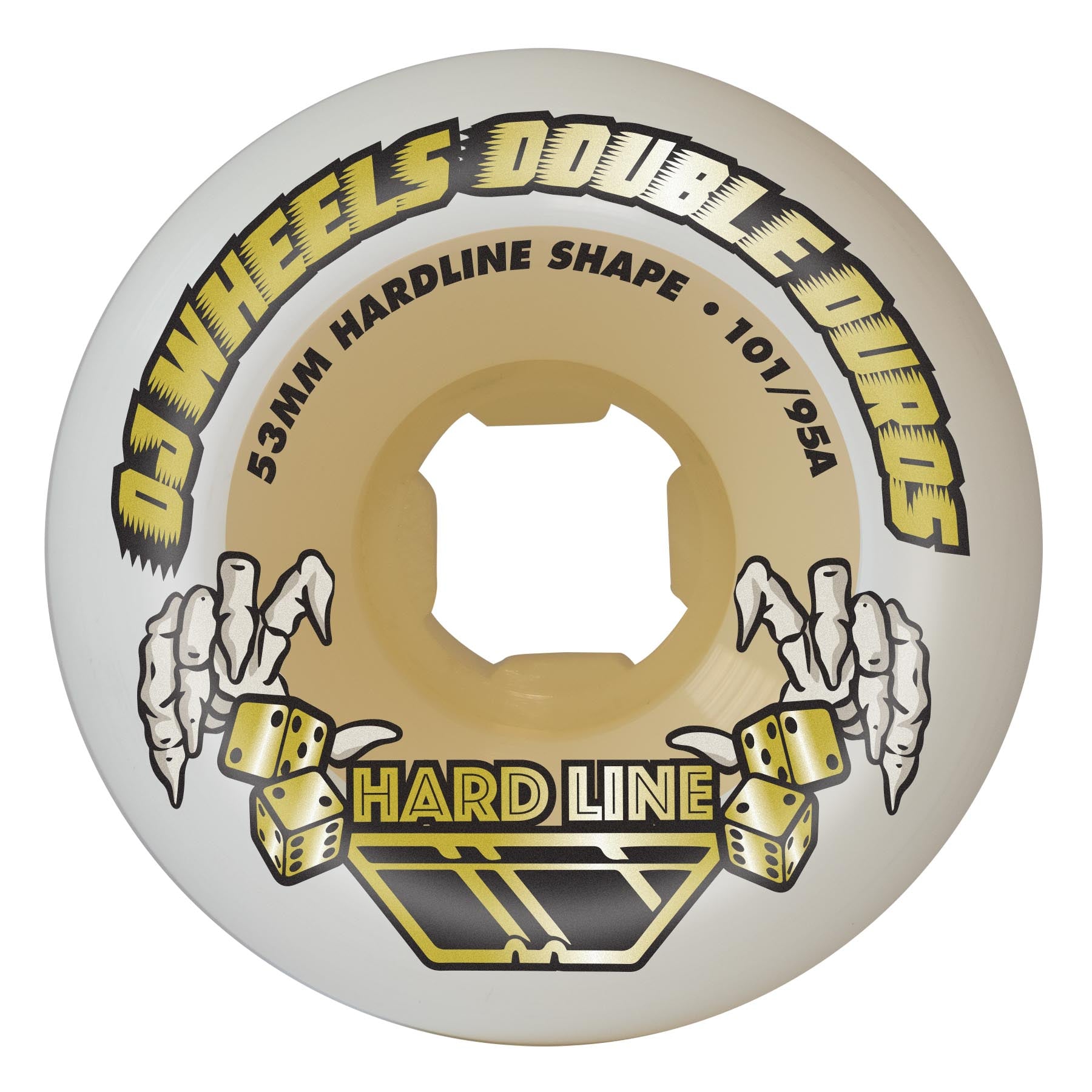 OJ Double Duro Gum Hardline 53mm 101a/95a Skateboard Wheels – The Dark ...
