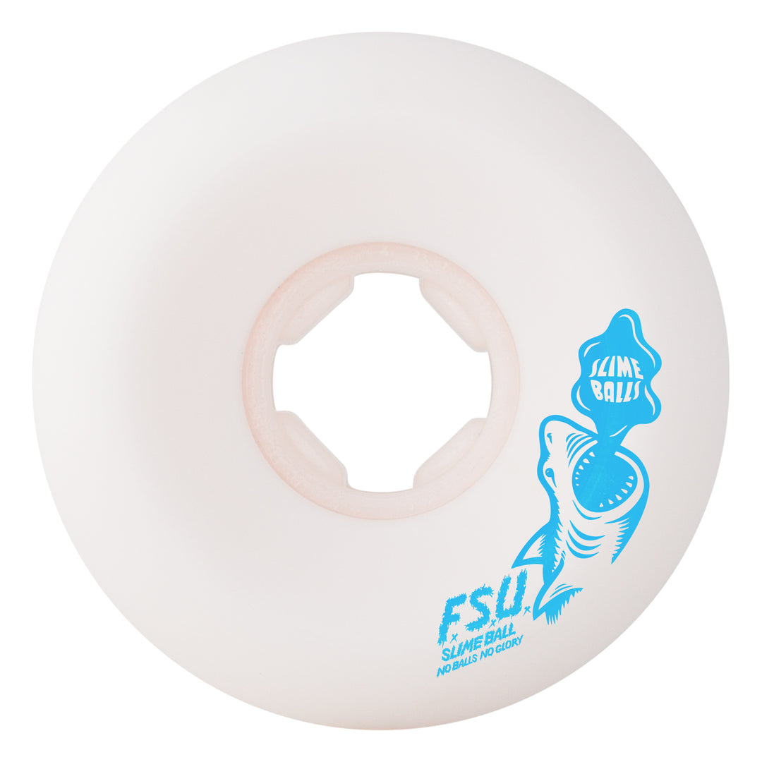 Slime Balls Heritage Shark Spew Vomits White 60mm 97a Skateboard Wheel ...