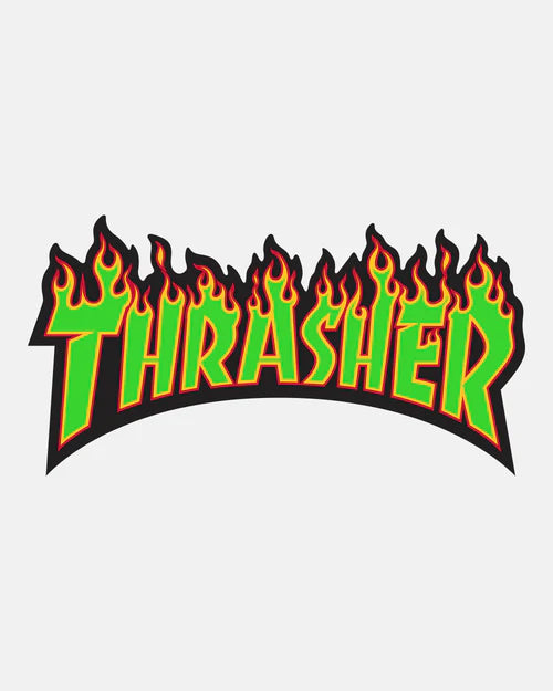 Thrasher Flame Logo Sticker – The Dark Slide