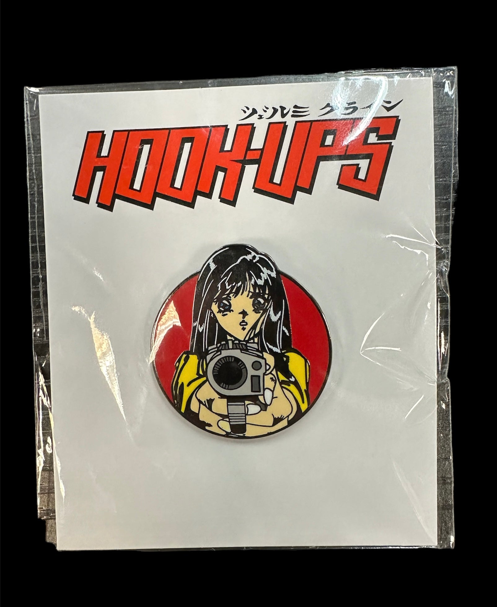 Hook Ups Barrel of a Gun Enamel Pin - The Dark Slide