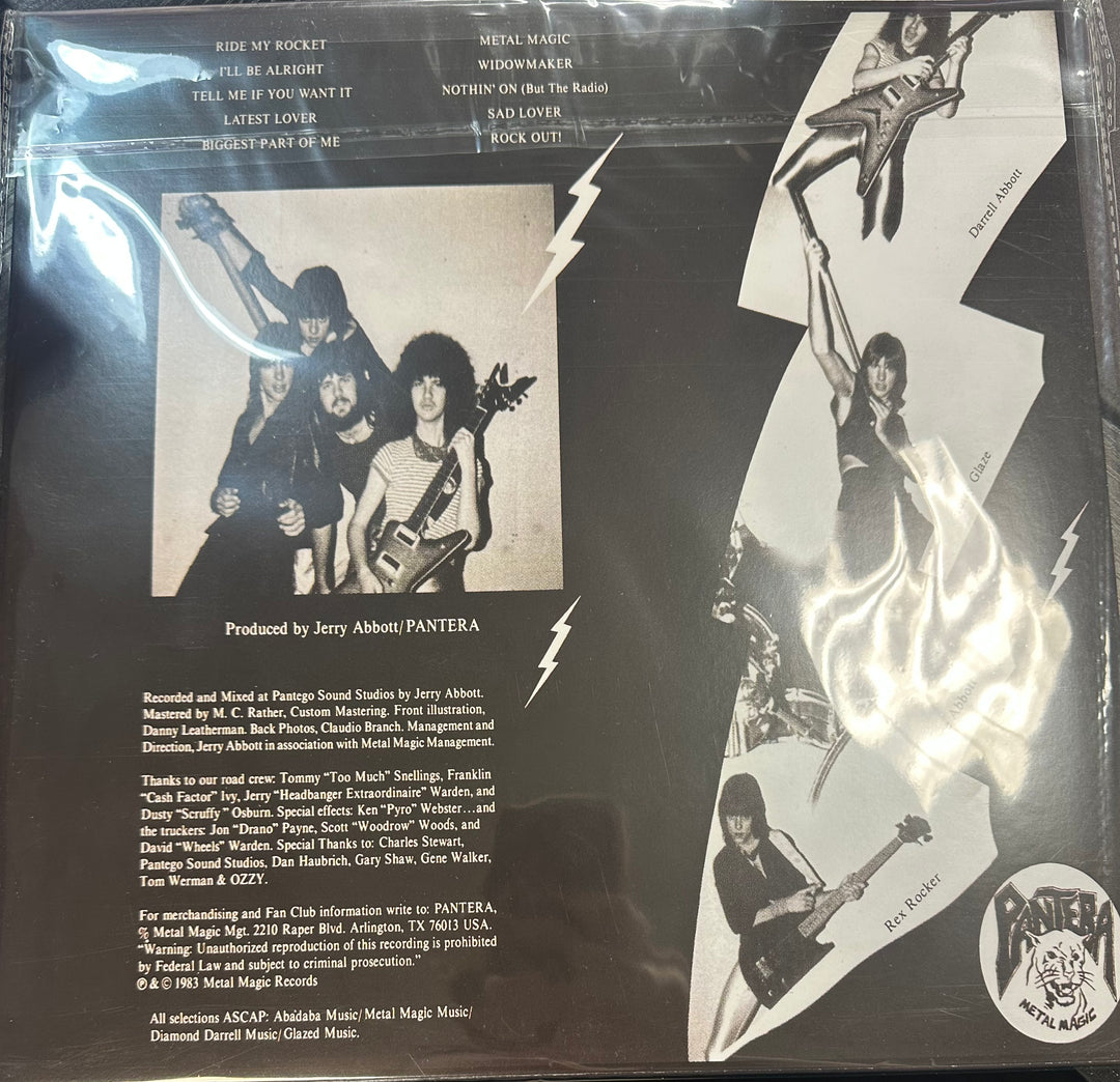 Pantera – Metal Magic Blue Color Vinyl LP Record *Unofficial Release ...