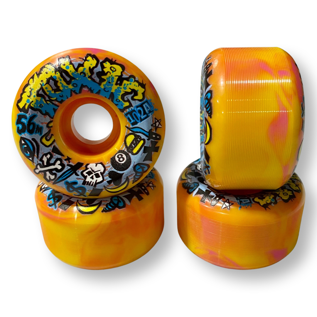 Toxic Team VERY HARD Wheels 56mm/102a - The Dark Slide