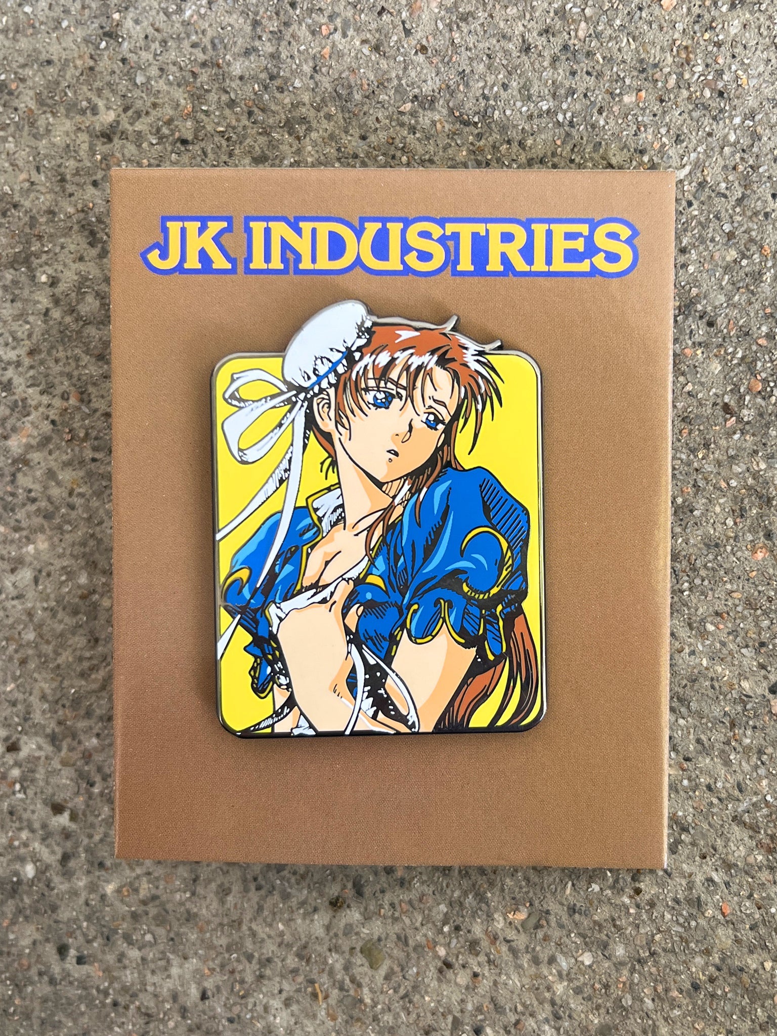 JK Industries Chun Li Enamel Pin - The Dark Slide