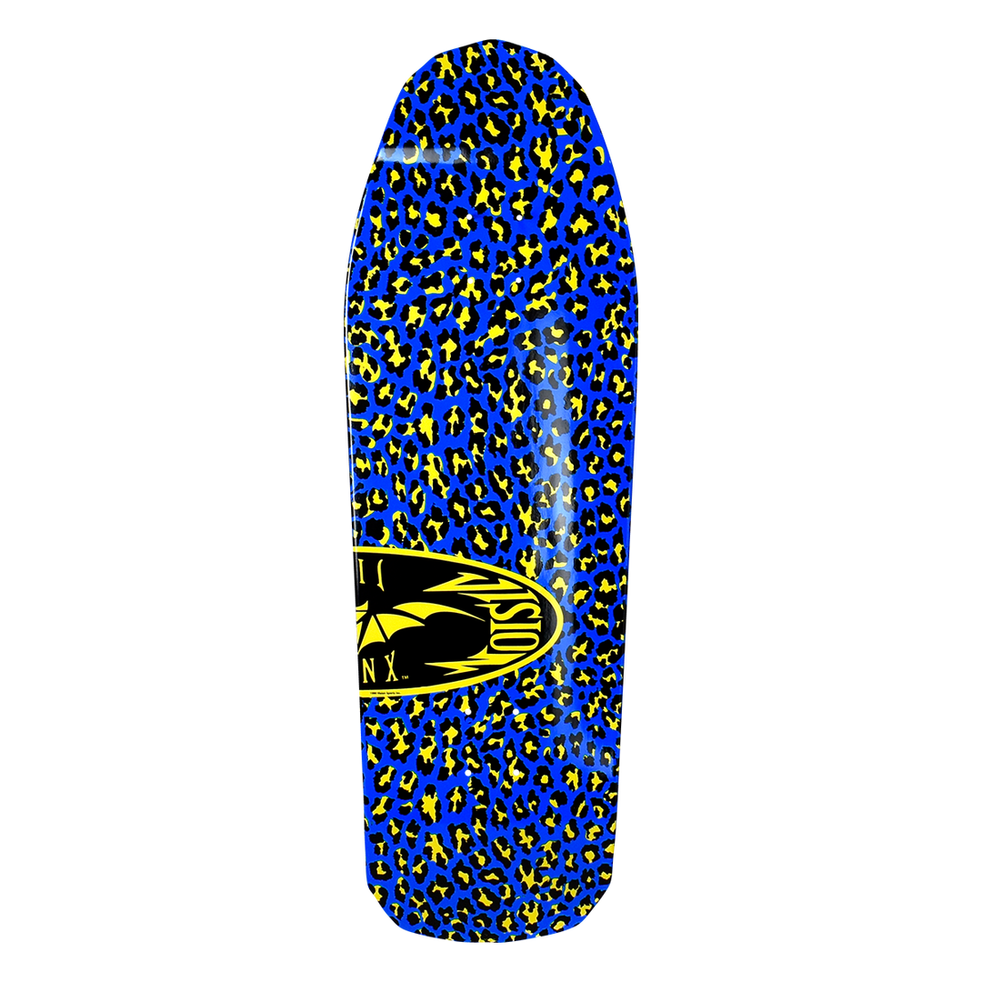 VISION JINX LEOPARD OVAL 10" SKATEBOARD DECK - The Dark Slide