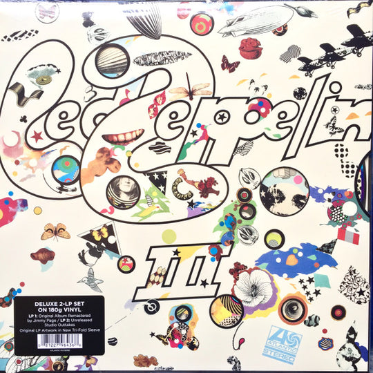Led Zeppelin - Led Zeppelin III (Deluxe Set) [180G] 2x Vinyl LP Record ...