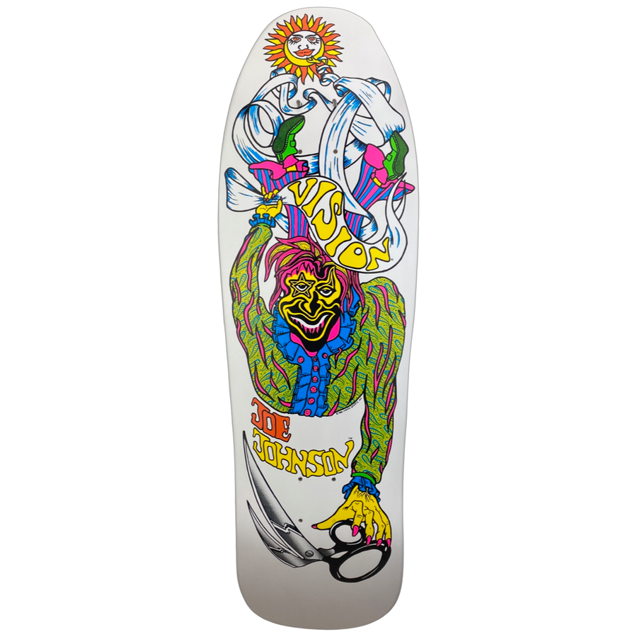 Vision Joe Johnson Scissors 9.5" Skateboard Deck – The Dark Slide