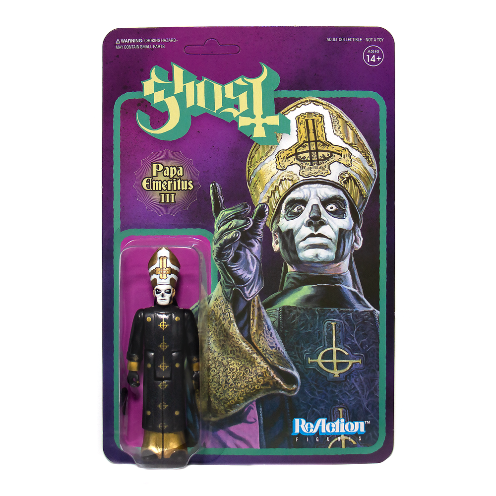 Super7 x Ghost - Papa Emeritus III ReAction Figure – The Dark Slide