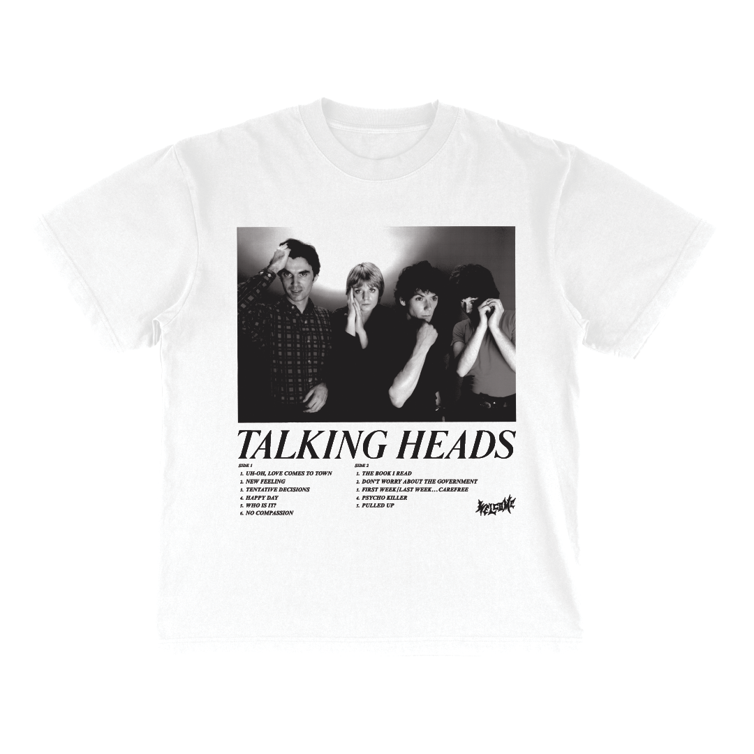 Welcome x Talking Heads Track List T-Shirt - The Dark Slide