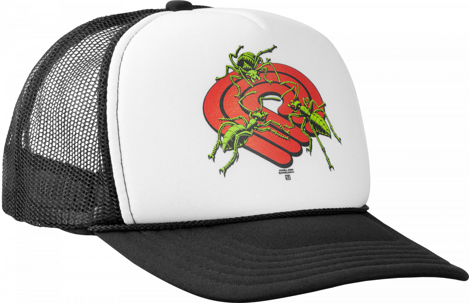 Powell Peralta Ants Trucker Hat Black/White - The Dark Slide