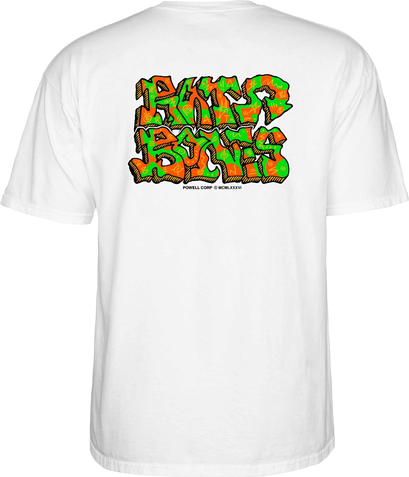 Powell Peralta Rat Bones Graffiti T-Shirt – The Dark Slide