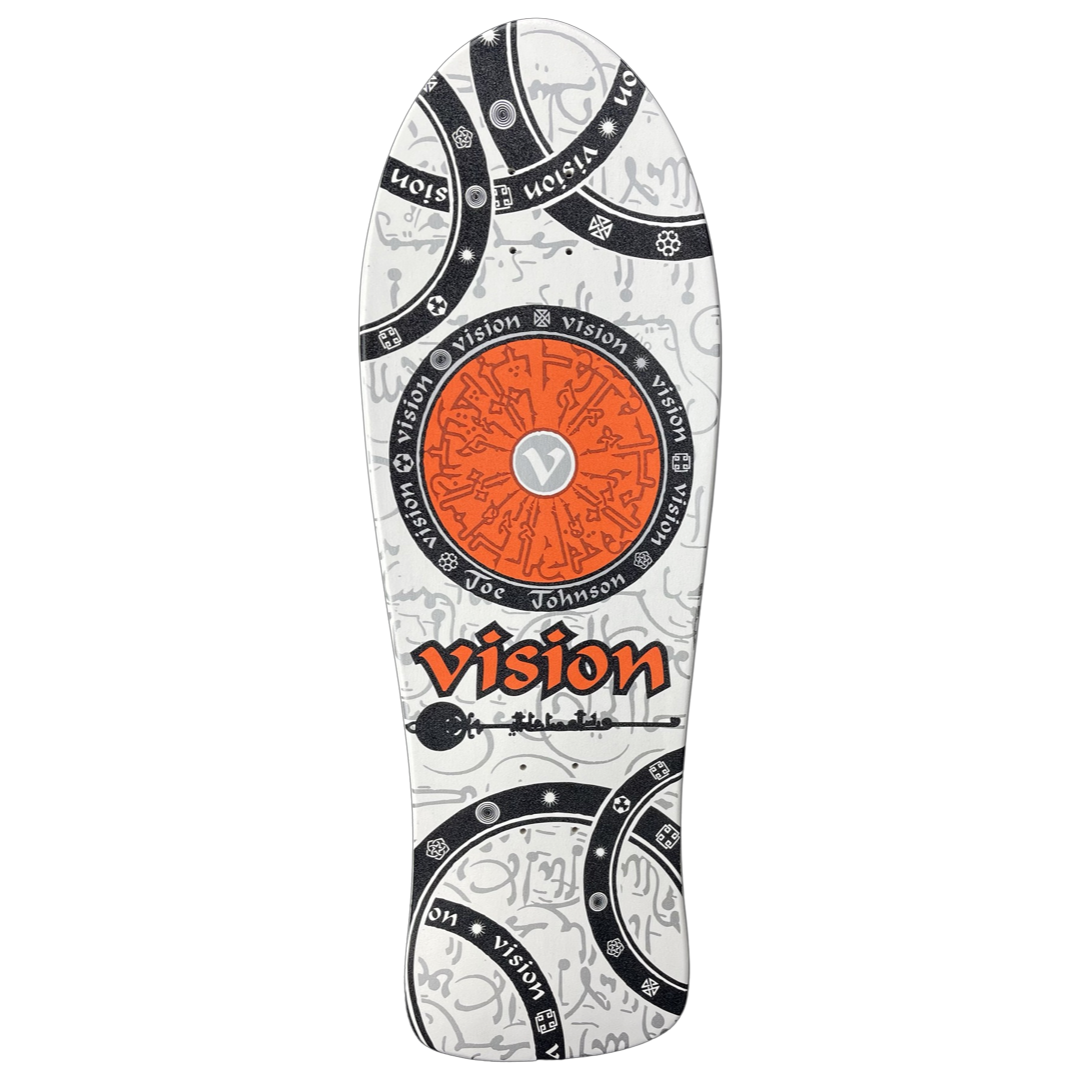 Vision Joe Johnson Hieroglyphics "Double Take" White Gripped 10.25" Sk ...