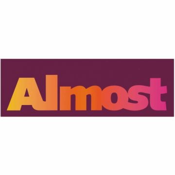 Almost Skateboards CT Logo Sticker - The Dark Slide