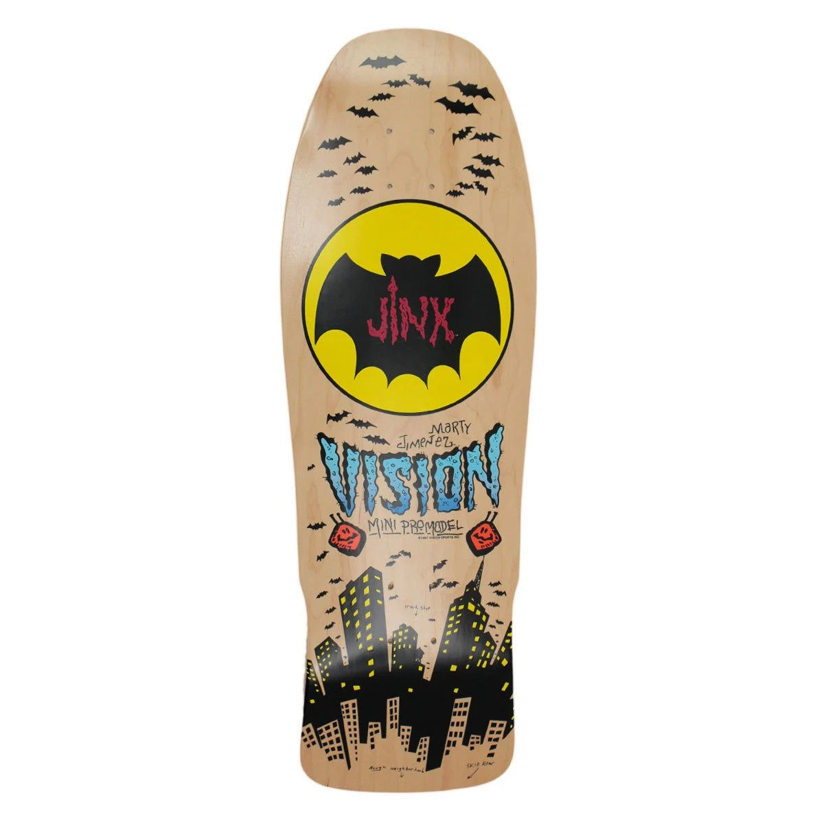 Vision Jinx Mini Modern Concave 10" Skateboard Deck - The Dark Slide