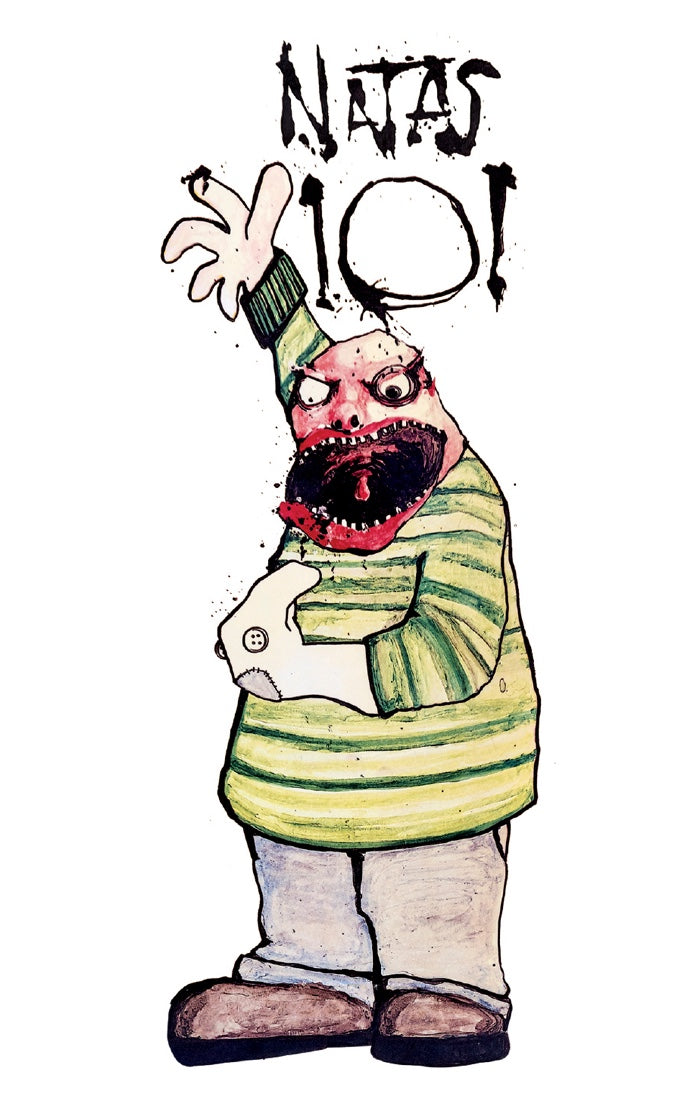 101 Natas Sock Puppet Skateboard Sticker - The Dark Slide